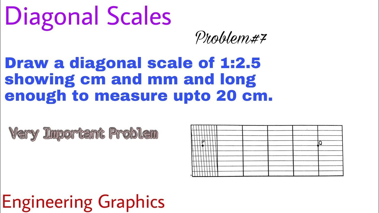 16. Construction of a Diagonal Scales | Problem#7 - YouTube