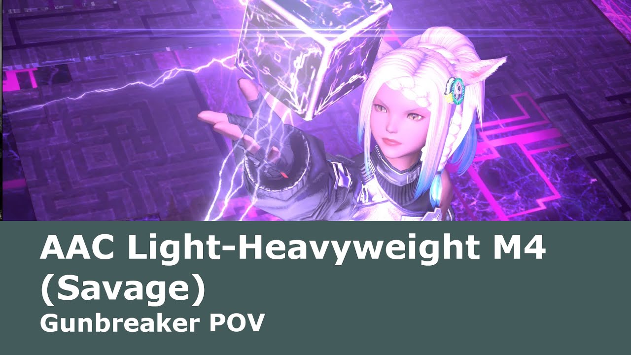 FFXIV - M4S GNB POV AAC Light-Heavyweight M4 (Savage) - YouTube