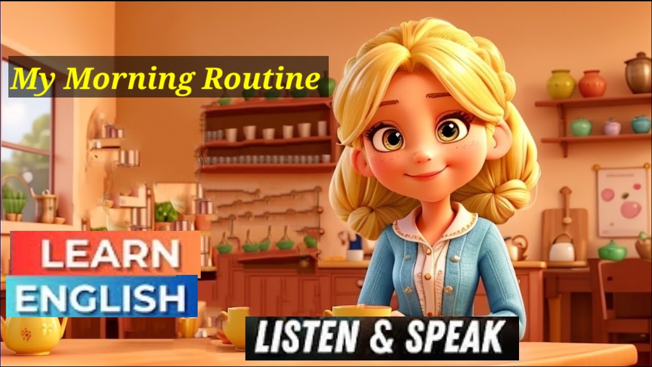 My Morning Routine | Improve Your English | English Listening Skills ...