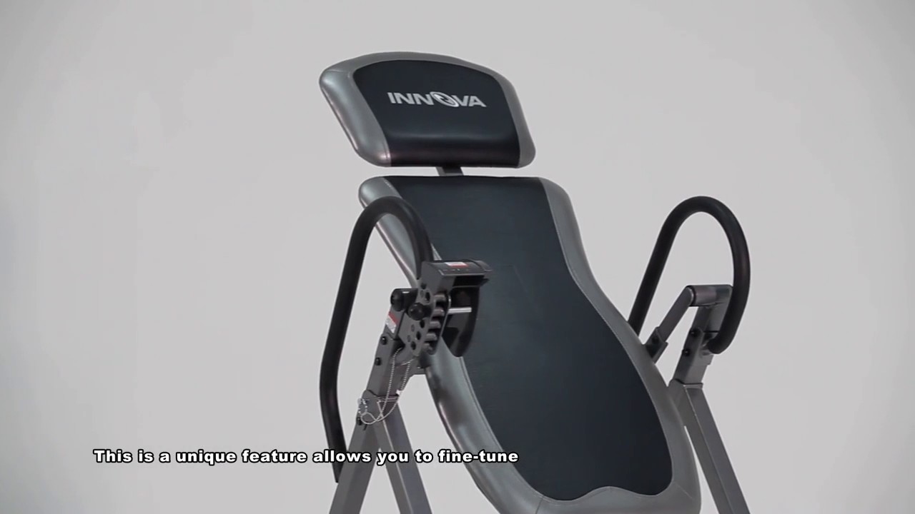 Innova Fitness ITX9600 Heavy Duty Deluxe Inversion Table - YouTube