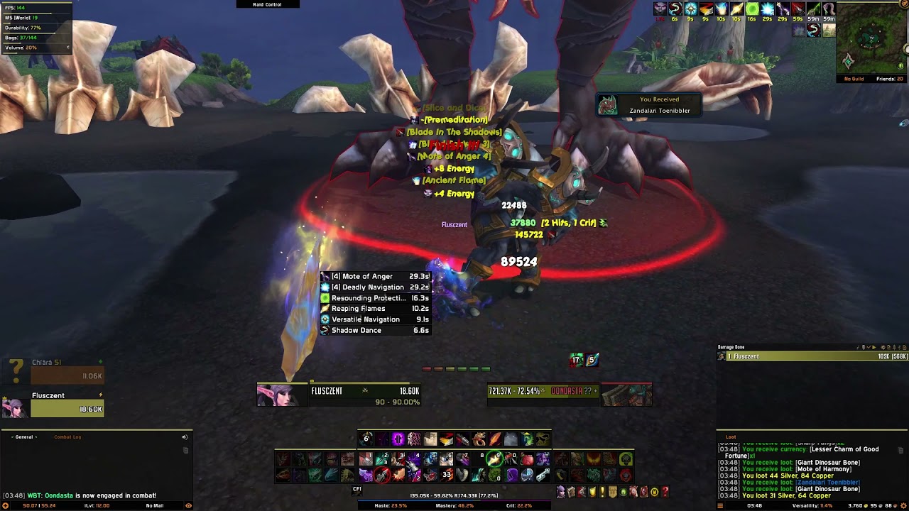 WoW Mount Drop! Reins of the Cobalt Primordial Direhorn - YouTube