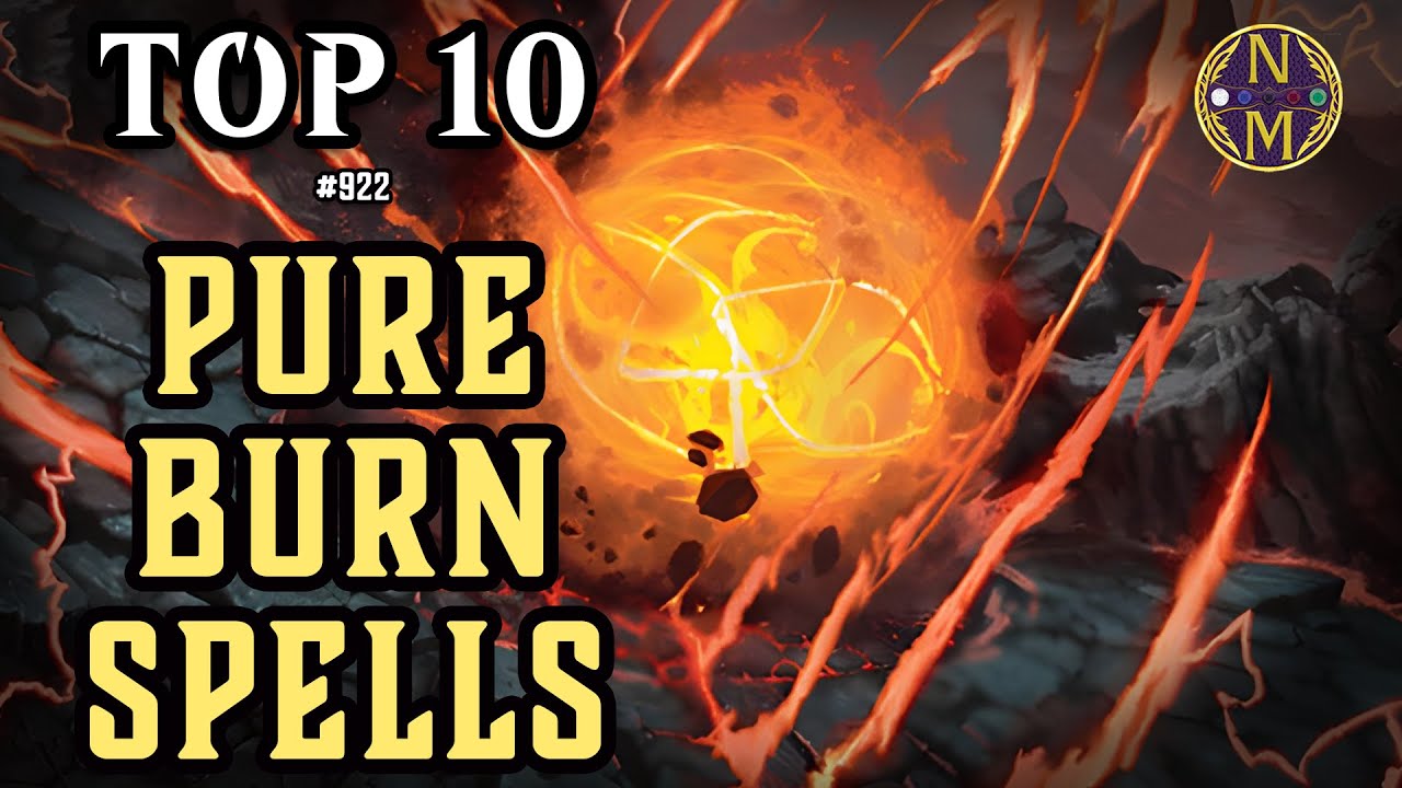 MTG TOP 10: These Burn Spells Will Melt Your Opponent's Face | Magic ...