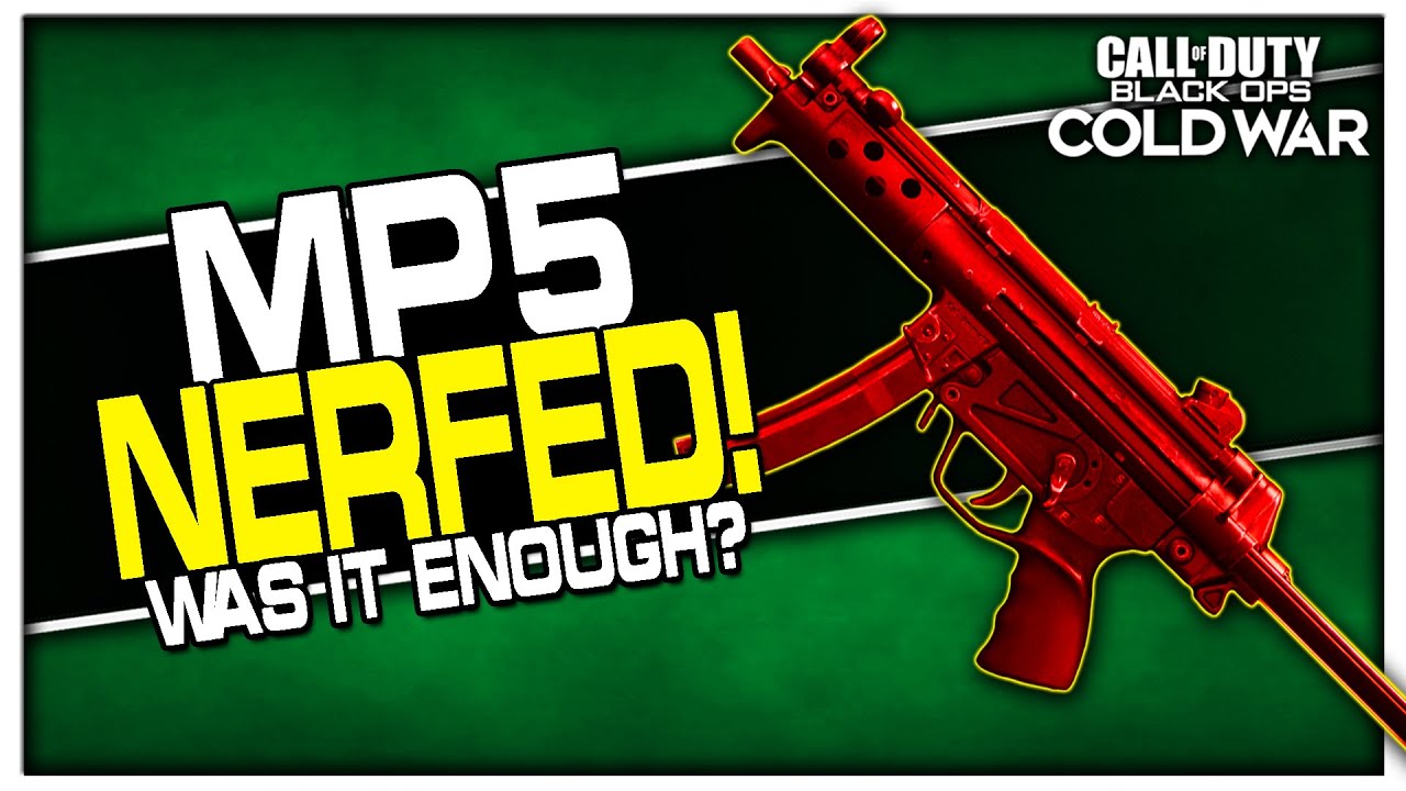 MP5 Nerf Details! | Was it Enough? (Cold War) - YouTube