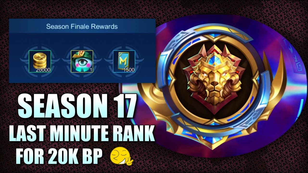 MLBB: Ranking Before Season End with Cyclops [Gameplay Highlights ...