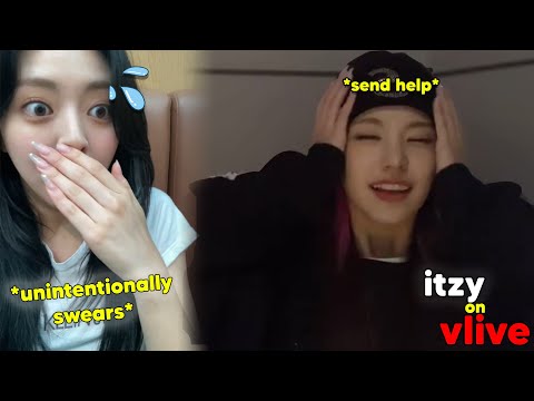 ITZY on VLIVE but they're mostly breaking the rules (or struggling)