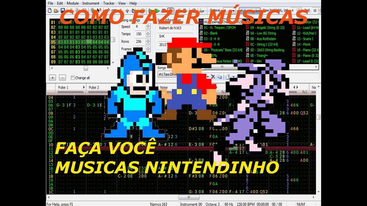 COMO FAZER MÚSICA DO NINTENDINHO NO FAMITRACKER - YouTube