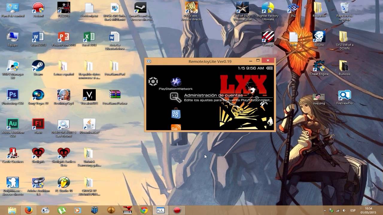 Como Utilizar la PSP como mando para PC [2015] - YouTube