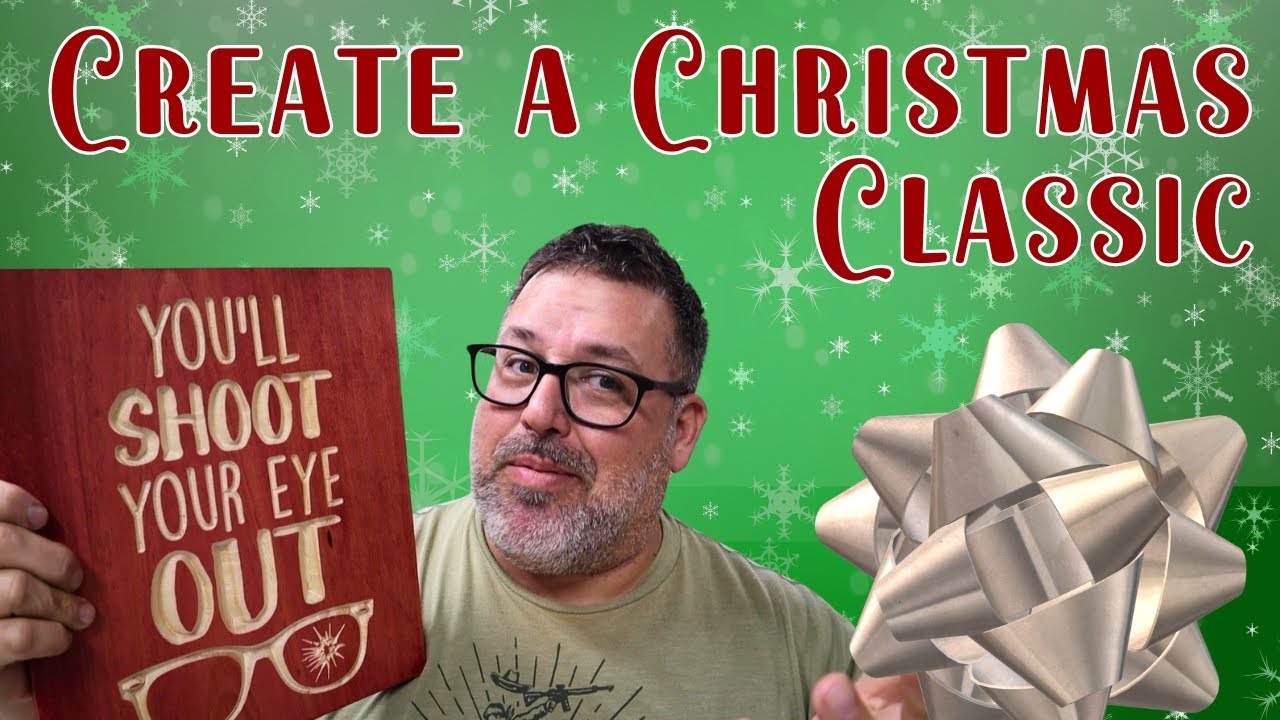 DIY Christmas Movie Craft: Making Christmas Movie Themed Decor! - YouTube
