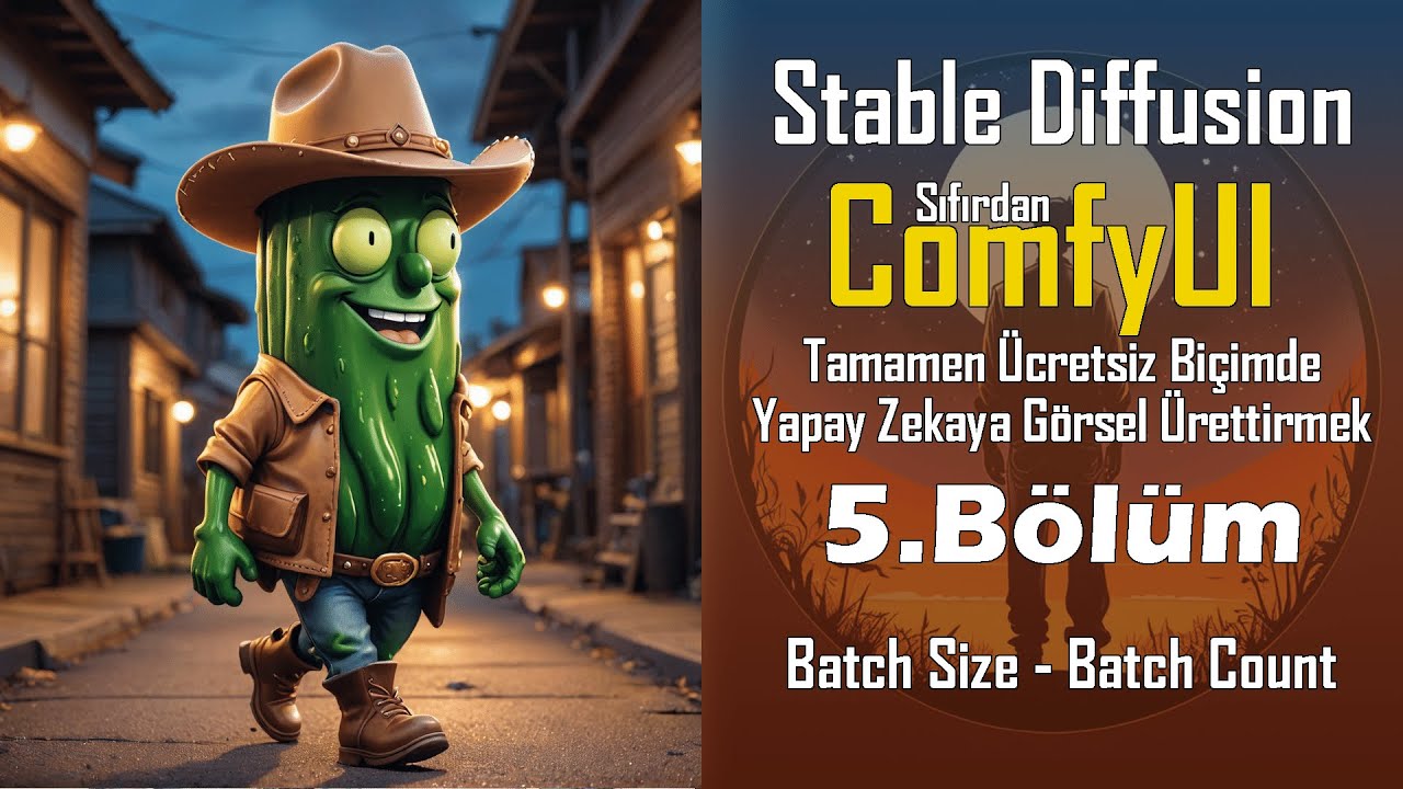 Sıfırdan ComfyUI | Bölüm -5- Batch Size ve Batch Count Kavramları ...