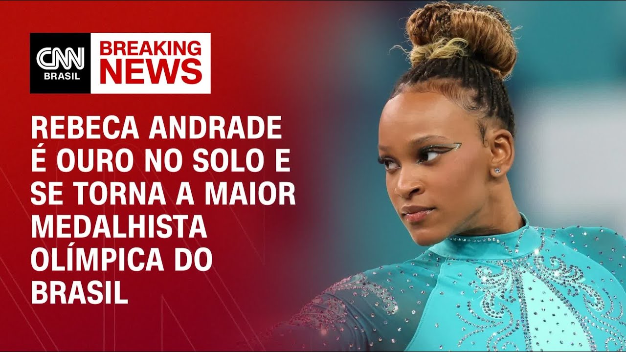 Rebeca Andrade é ouro no solo e se torna a maior medalhista olímpica do ...