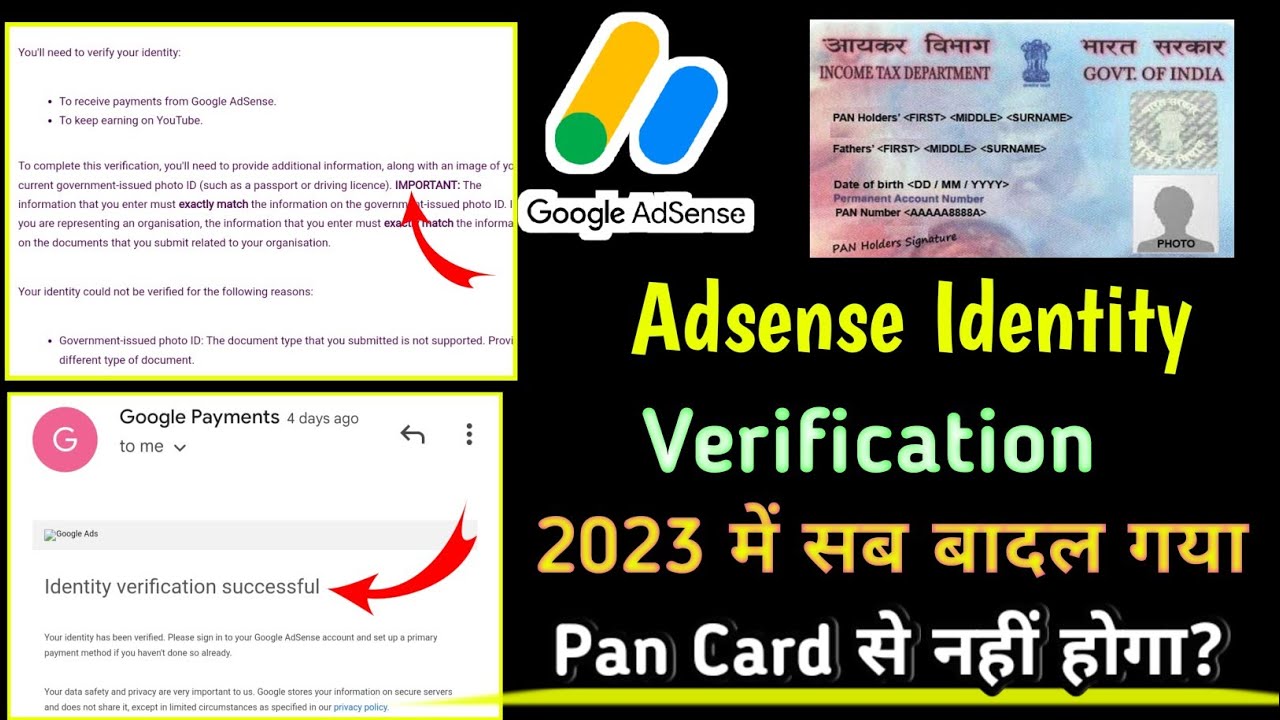 Google adsense l government-issued photo ID (such as a passport or ...