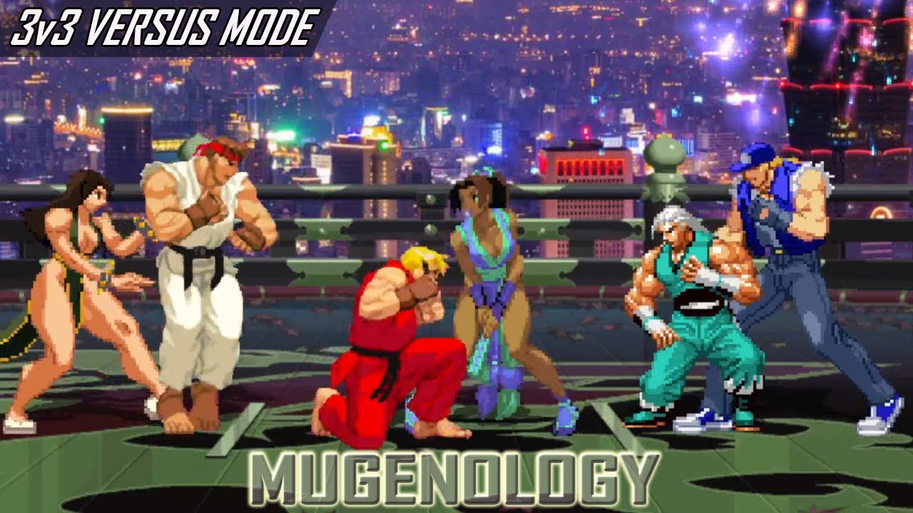 Ryu (CvS2), Neo Chun-Li, Ken (CvS2) vs Andy Bogard (CvS2), Mai Shiranui ...