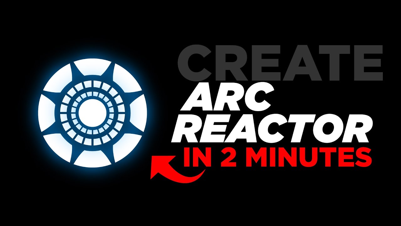 Create Arc Reactor in Illustrator in 2 Minutes! Hindi Tutorial - YouTube