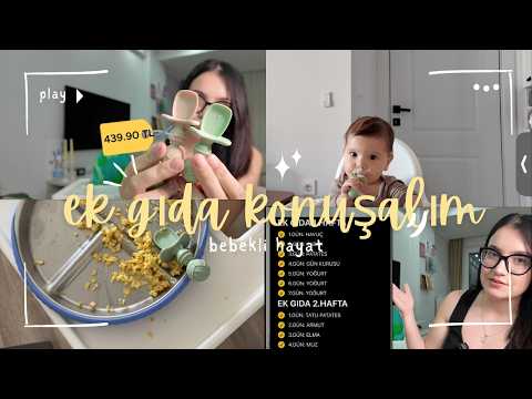 EK GIDA HAKKINDA HER ŞEY! FİYATLARIYLA ALIŞVERİŞ|TADIM LİSTESİ|BLW-BLİSS
