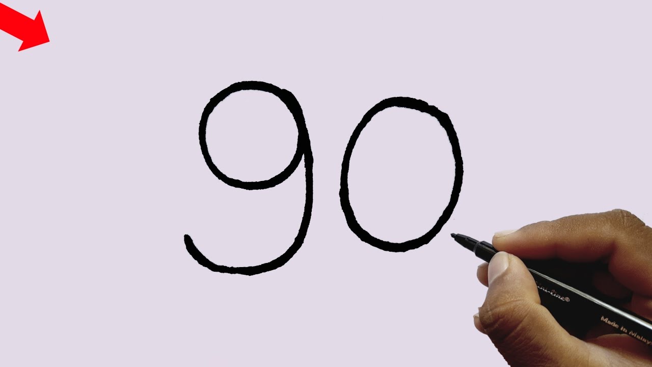 Easy Love Bird Drawing From 90 Number For Kids l Bird Drawing For Kids ...