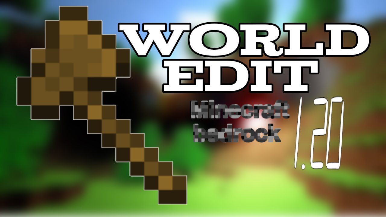 WorldEdit para minecraft bedrock 1.20 - YouTube