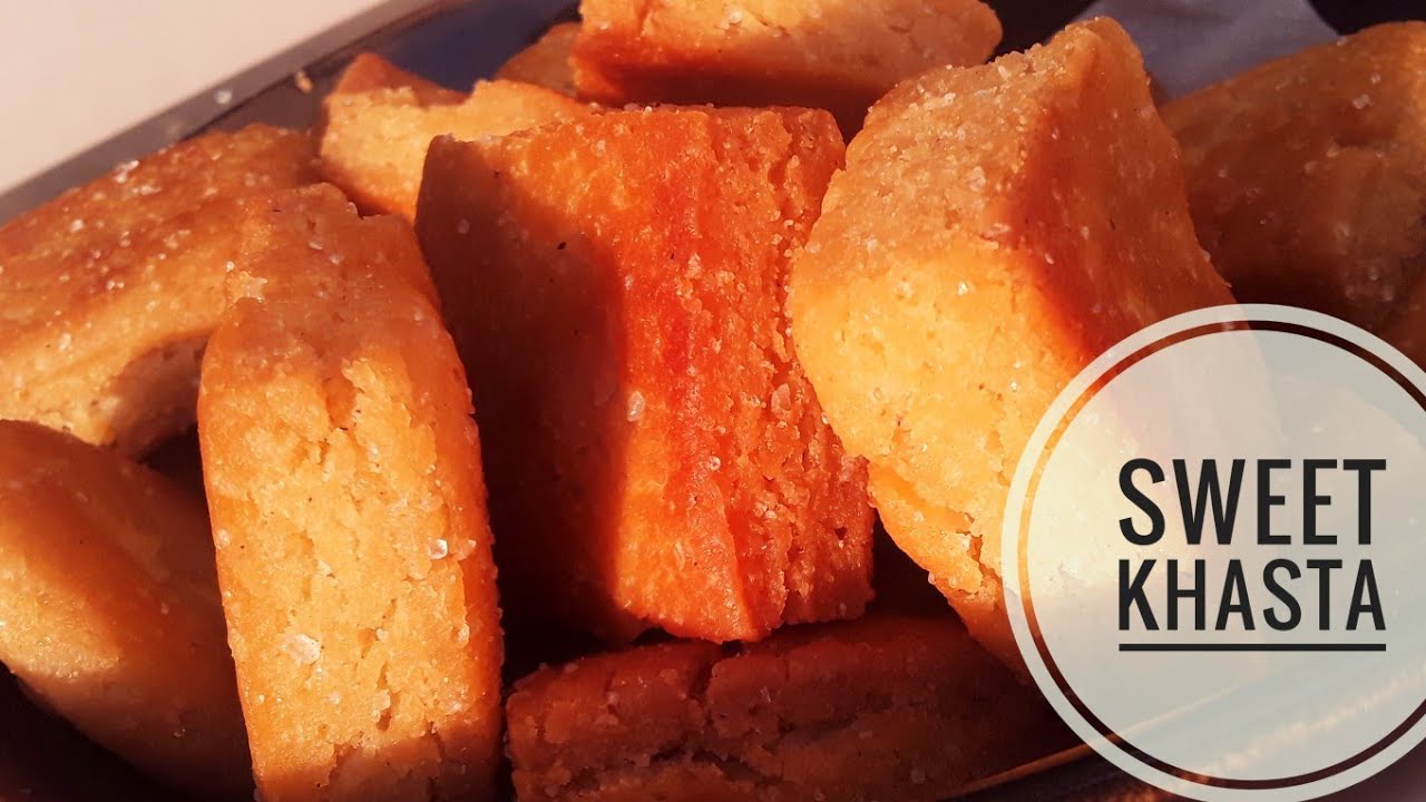 Sweet Khasta recipe | मीठा खस्ता | Diwali special shakkerpare recipe ...