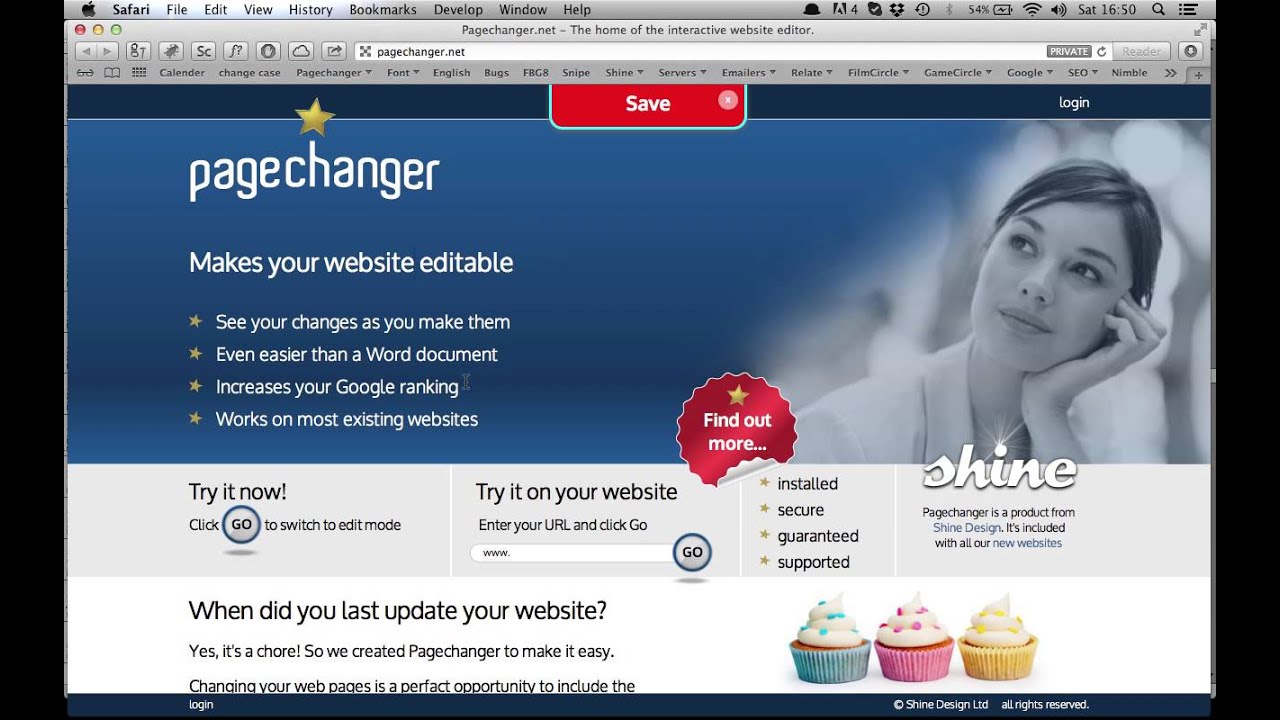 Pagechanger web page editor quick demo - YouTube