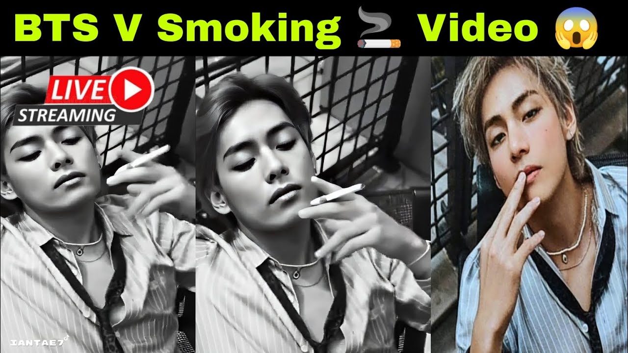 BTS V Smoking 🚬 In Reve Album 😱 || Ichi Buddy - YouTube