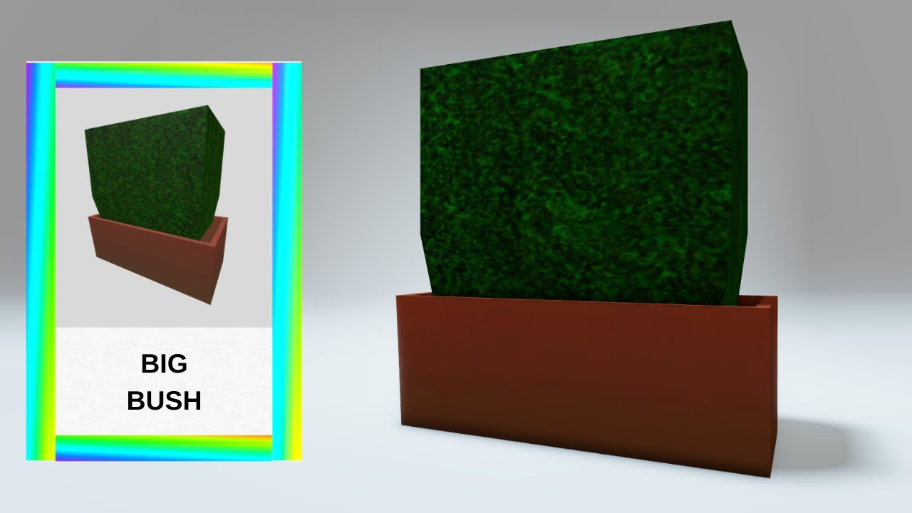 GET THESE *BIG BUSH* AND 9+ FREE ROBLOX ITEMS How to get free roblox ...