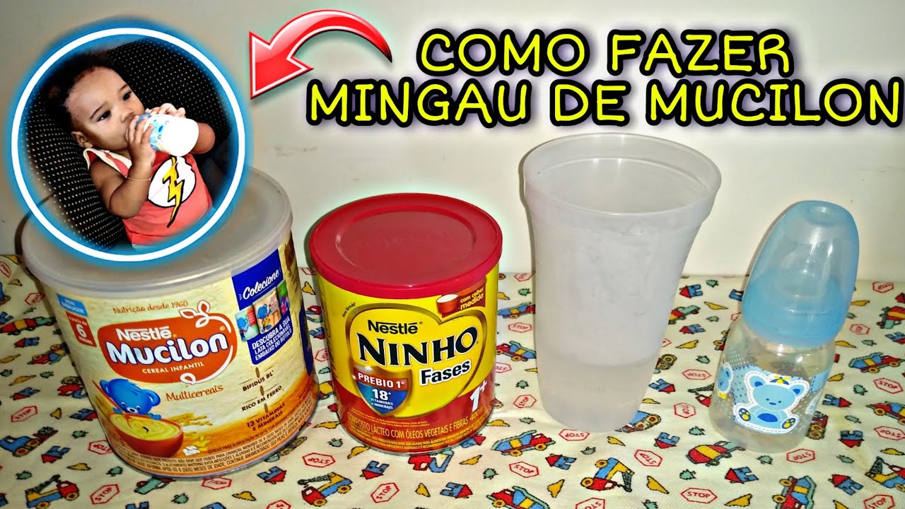 COMO EU PREPARO MINGAU DE MUCILON PARA O BEBÊ - YouTube