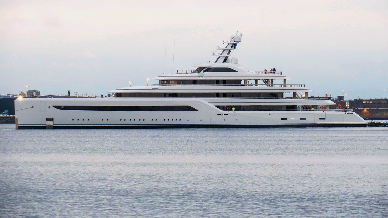 Today's launch of Feadship's Zen/ Project 816 - YouTube