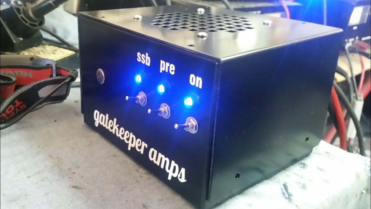GK Built HG 4x1446 4 Pill Amplifier Almost 800w PEP WTH 🤪 - YouTube
