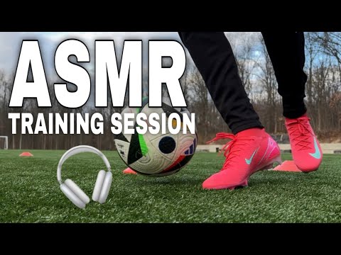ASMR Training Session For Football / Soccer In Nike Mercurial Superfly 10