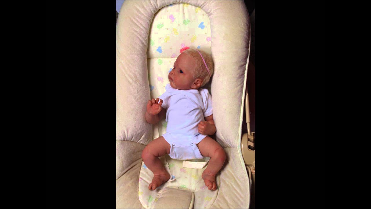 Winnie reborn baby girl By Full Moon Babies - YouTube
