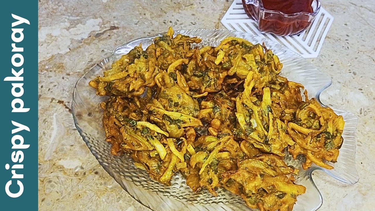 Crispy pakoray recipe | Fritters | HA foods - YouTube