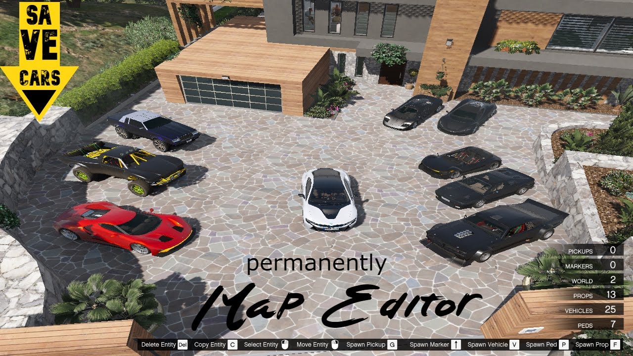 How To Save Any Car Permanently With MapEditor. - YouTube