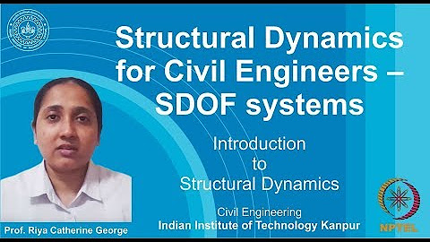 Structural Dynamics for Civil Engineers – SDOF systems - YouTube