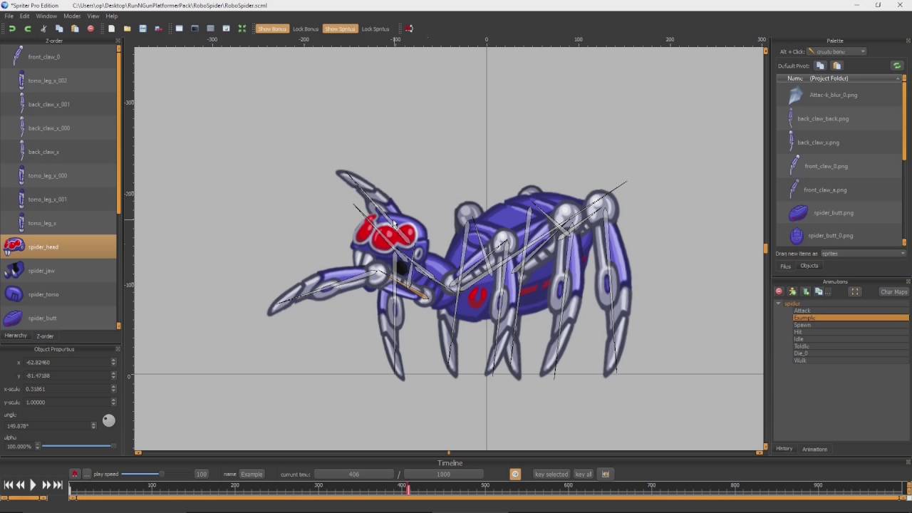 How to use Spriter Art Packs with Spriter - YouTube