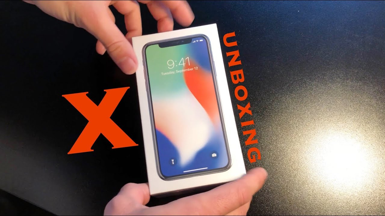 iPhone X unboxing - YouTube
