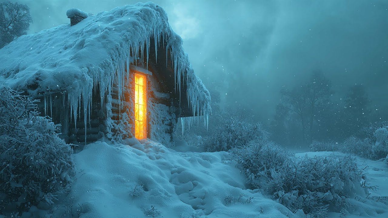 Snowstorm Sounds for Relaxation and Deep Sleep | Howling Wind and ...