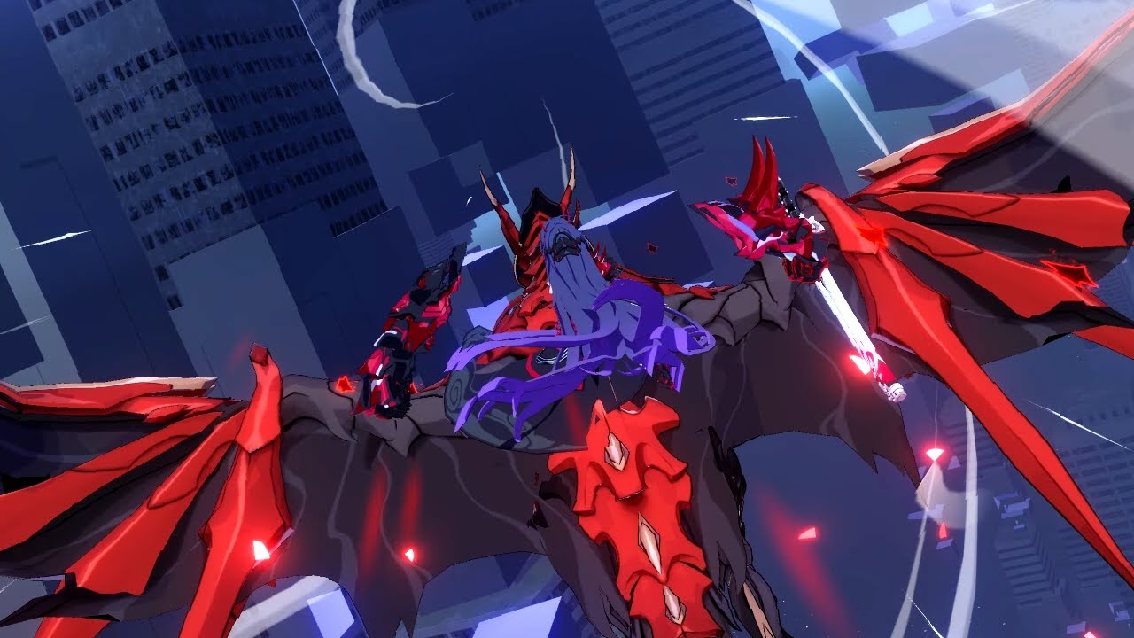 Archon Inazuma rides a dragon - YouTube