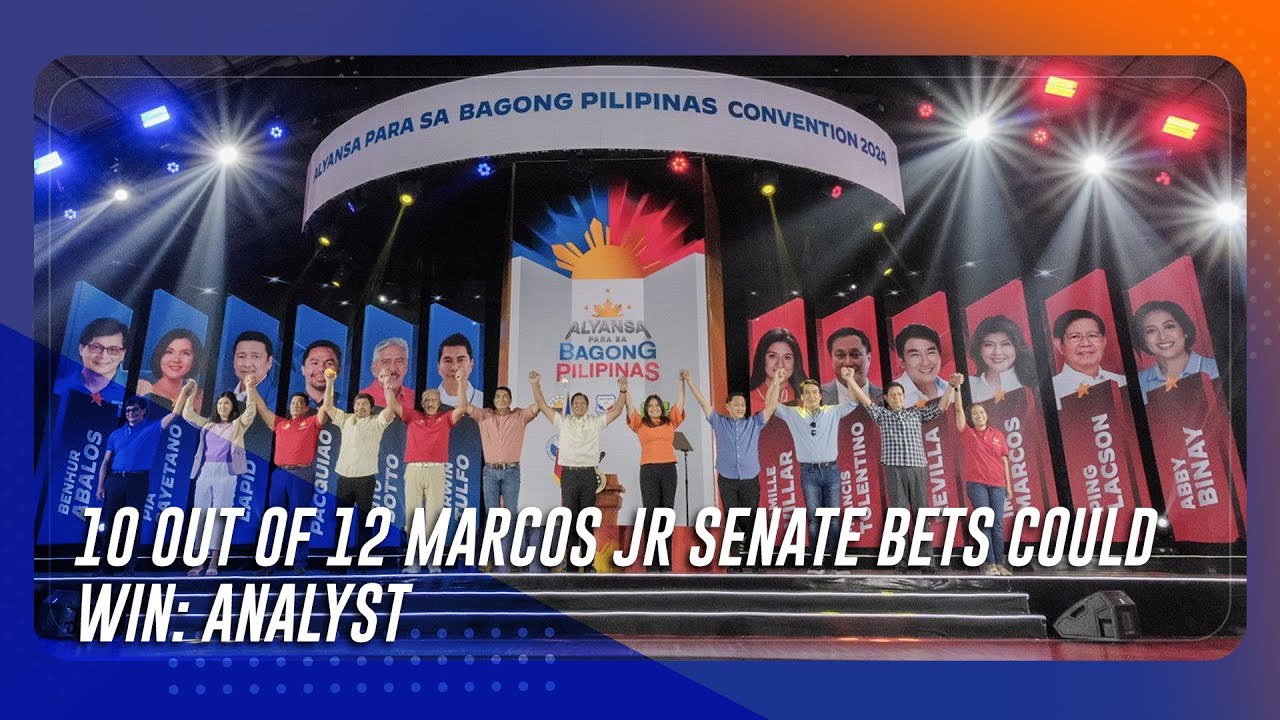 10 out of 12 Marcos Jr Senate bets could win: analyst - YouTube