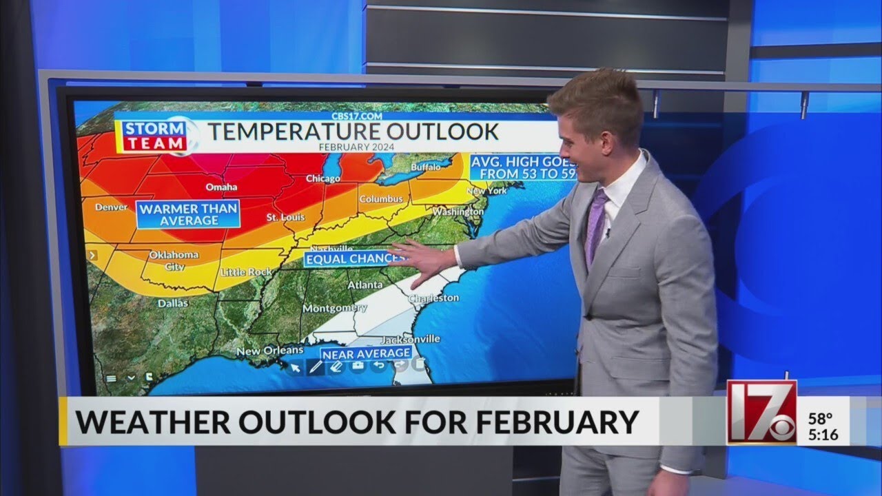 Weather outlook for February - YouTube