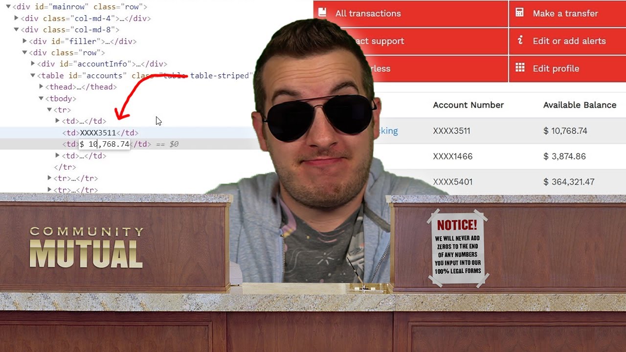 Scammers Can't Handle My Fake Bank - YouTube