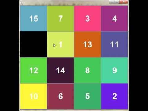 puzzle (Java Demo) - YouTube