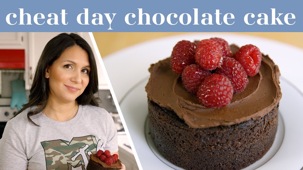 CHEAT DAY Chocolate Cake (You CAN eat cake on a diet) - YouTube