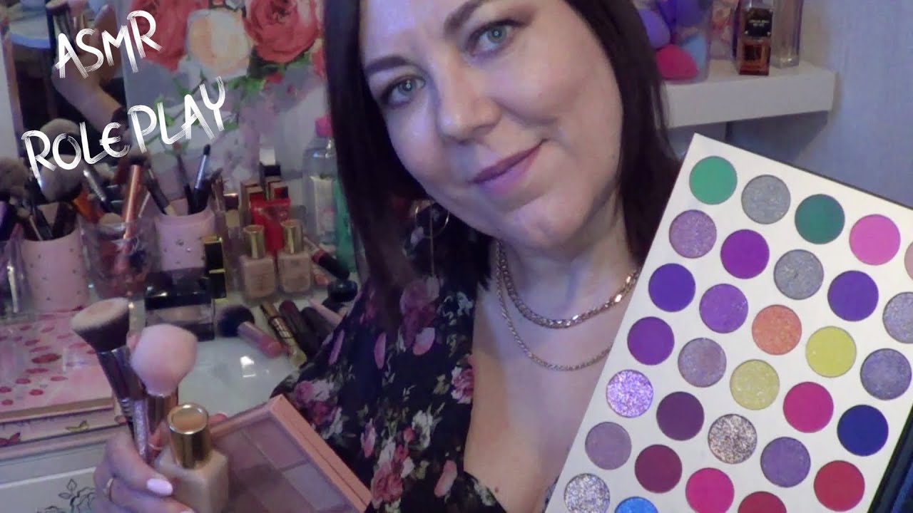 ASMR(Sub)💄МАКИЯЖ ДЛЯ ВАС🎨В САЛОНЕ КРАСОТЫ/АСМР Нежное Нанесение Макияжа ...