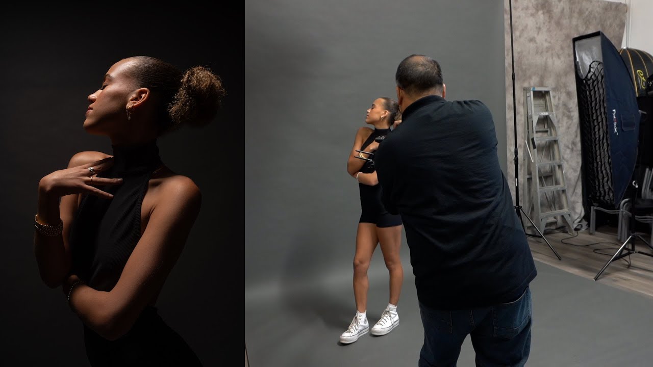 How to Pose a Model - BTS Photoshoot with Anja - YouTube