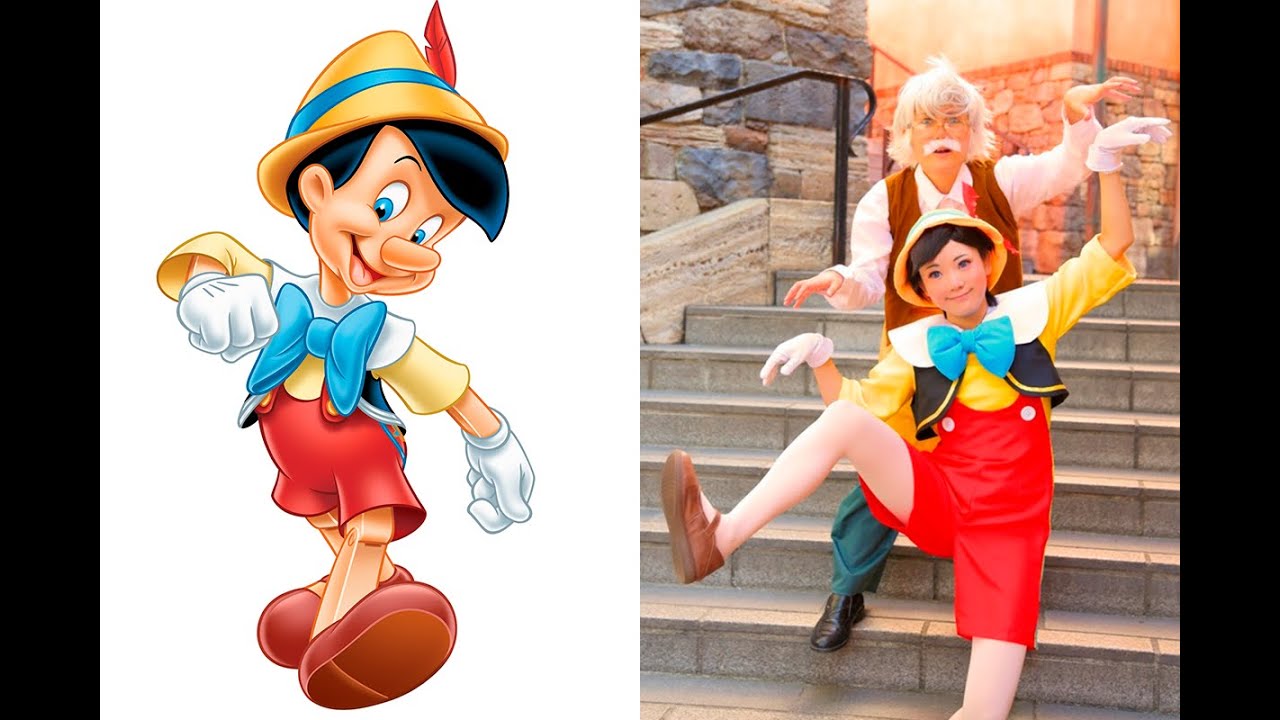 Characters from Pinocchio in REAL LIFE - cosplay - YouTube