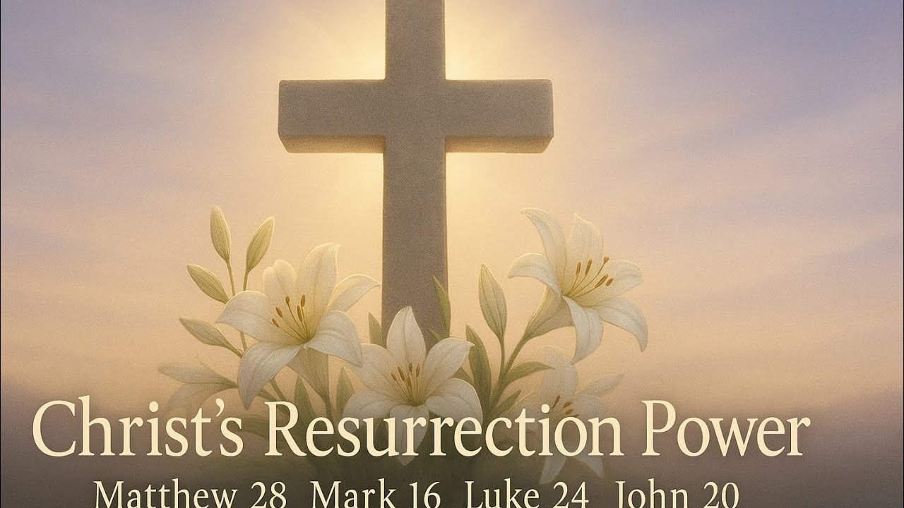 Christ's Resurrection Power (Matthew 28, Mark 16, Luke 24, John 20 ...