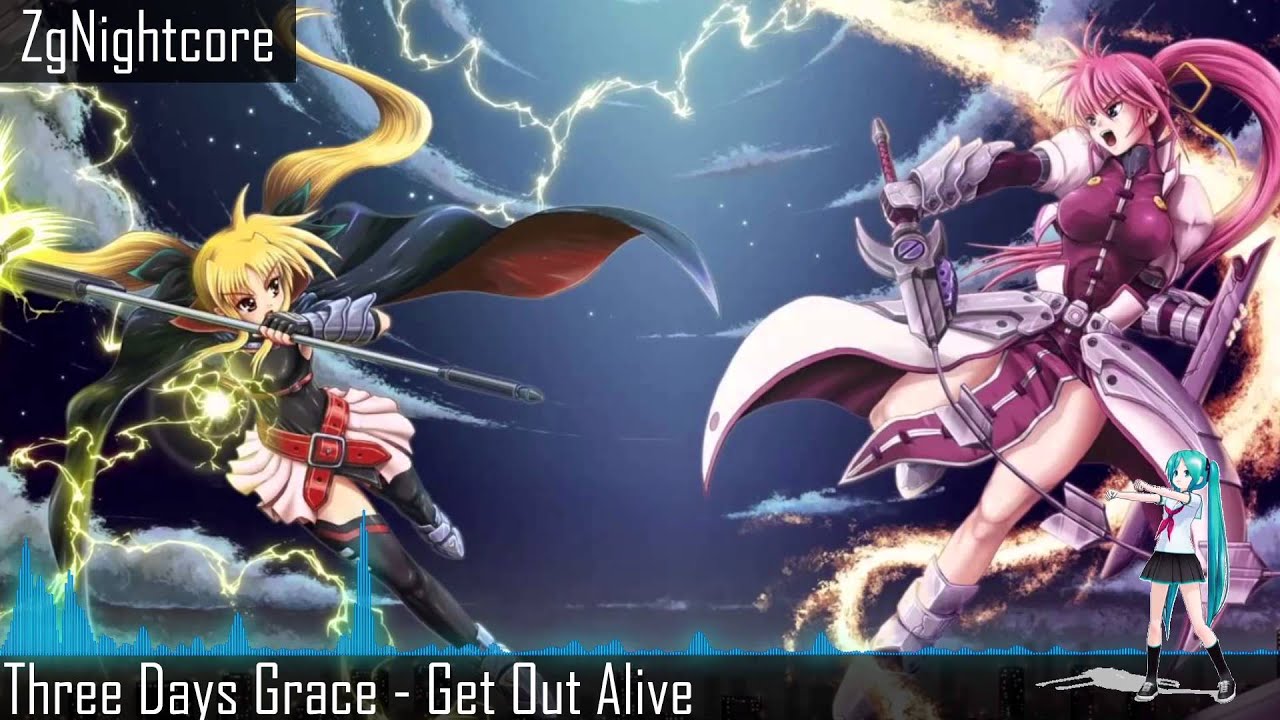 Nightcore - Three Days Grace - Get Out Alive - YouTube