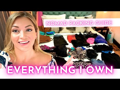 Digital Nomad Packing List for Girls | Everything I Own as an Expat in Bali |Solo Girls Travel Guide