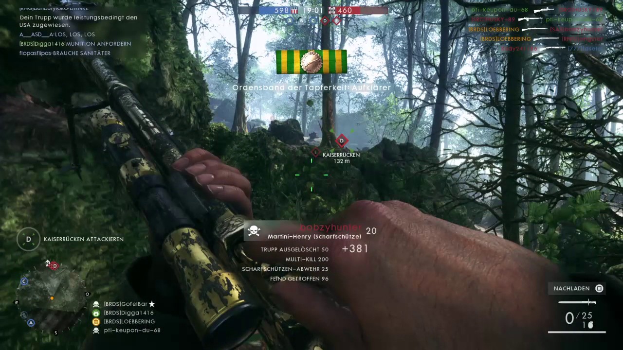 BF1 Martini Henry Sniper Multi Kill - YouTube