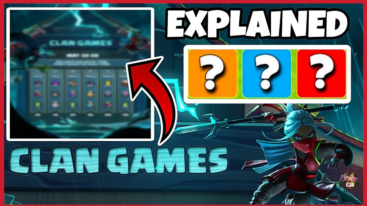 Clan Games May | Free New Rewards | clash of clans - YouTube