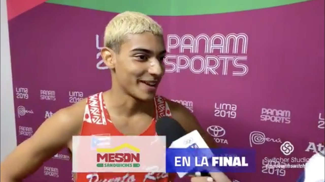 Ryan Sánchez rumbo a la final de los 800 metros - YouTube